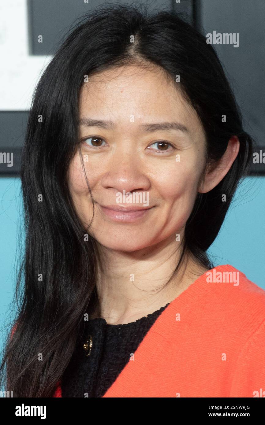London, UK. 13 Feb, 2025. Pictured: Chloe Zhao attends The World ...