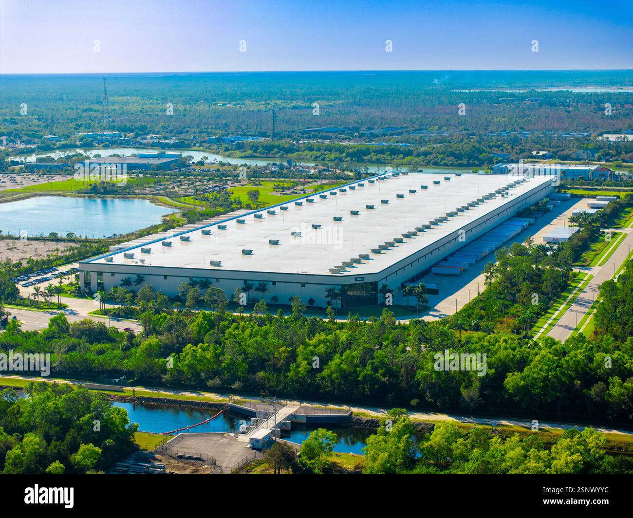 Naples, FL, USA - February 6, 2025: Uline Shipping Supplies warehouse ...