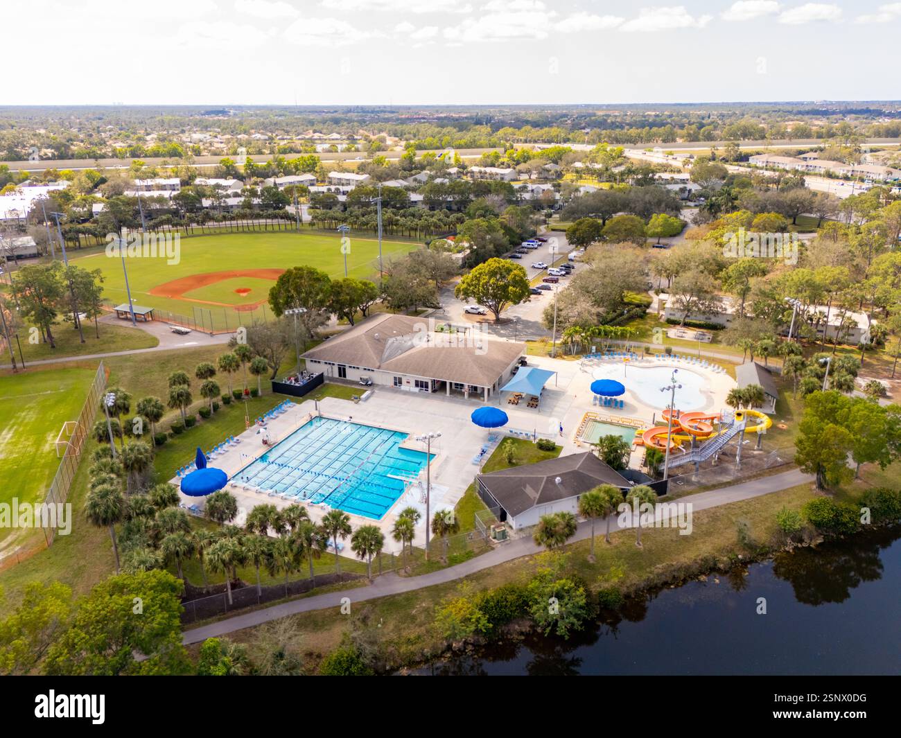 Aerial photo Golden Gate Community Park Naples Florida 2025 Stock Photo ...