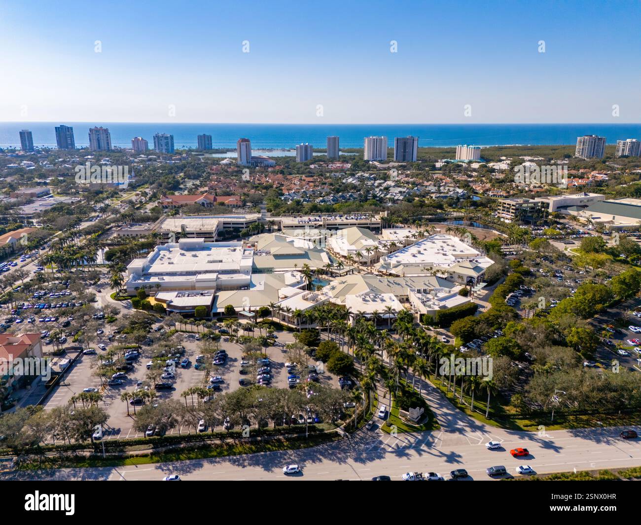 naples, FL, USA - February 6, 2025: Naples Florida aerial photo ...