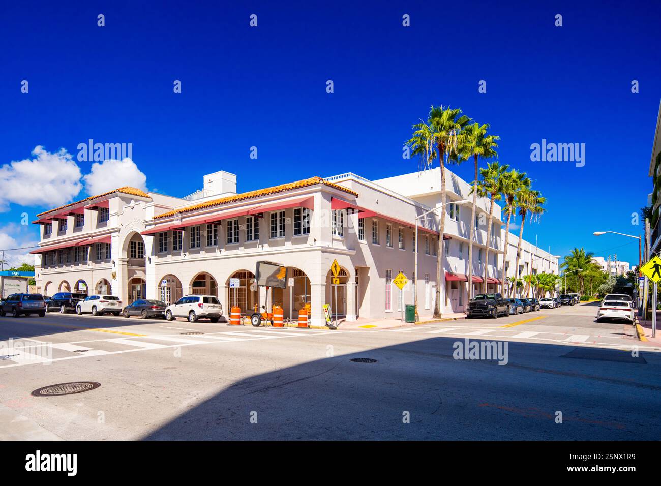 Miami Beach, FL, USA - February 7, 2025: historic Miami Beach building ...