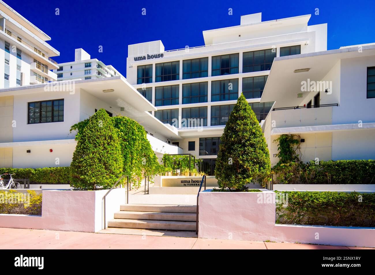 Miami Beach, FL, USA - February 7, 2025: Uma House by Yurbban South ...