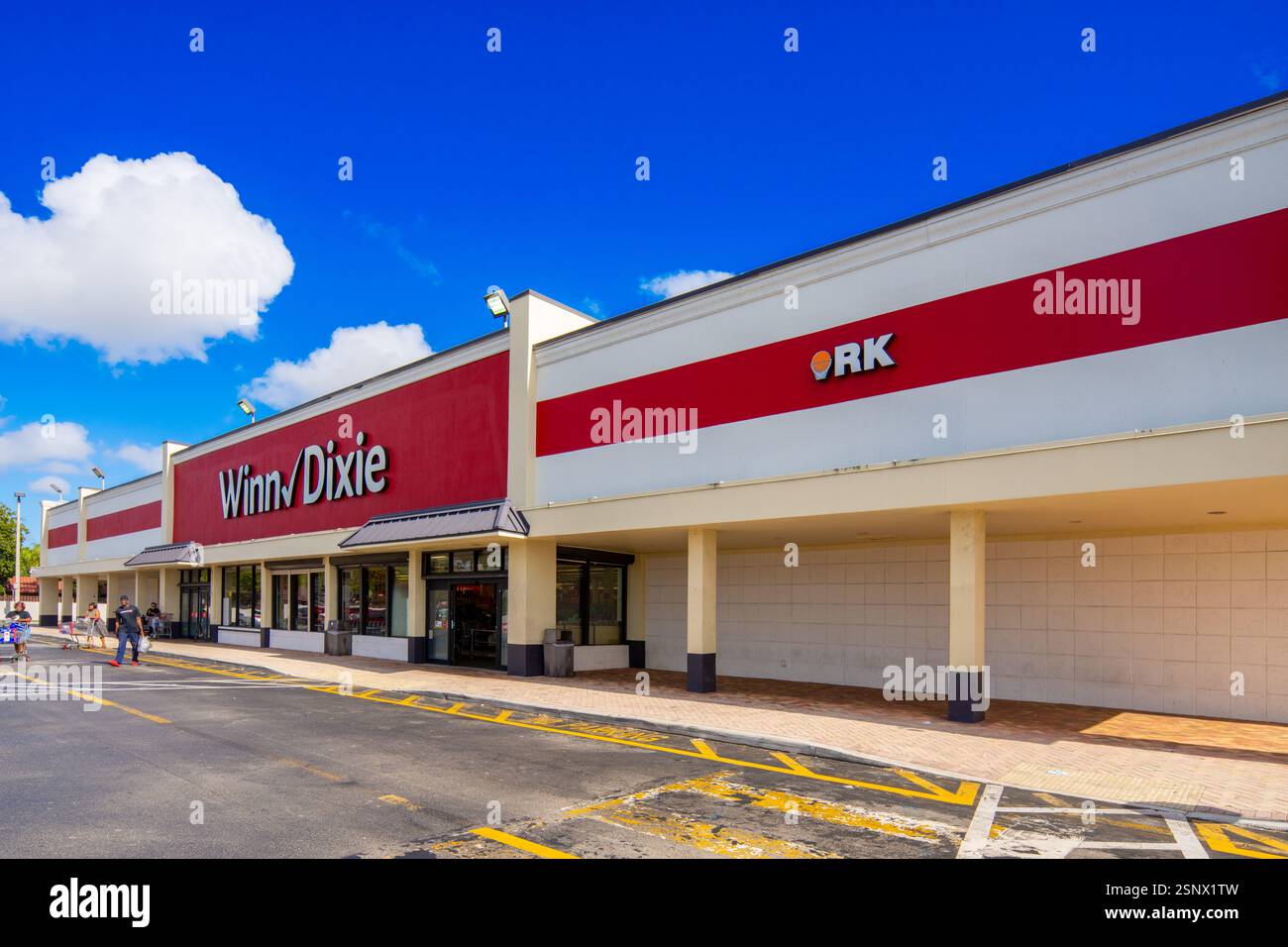 Miami, FL, USA - February 8, 2025: Winn Dixie at RK California Club ...