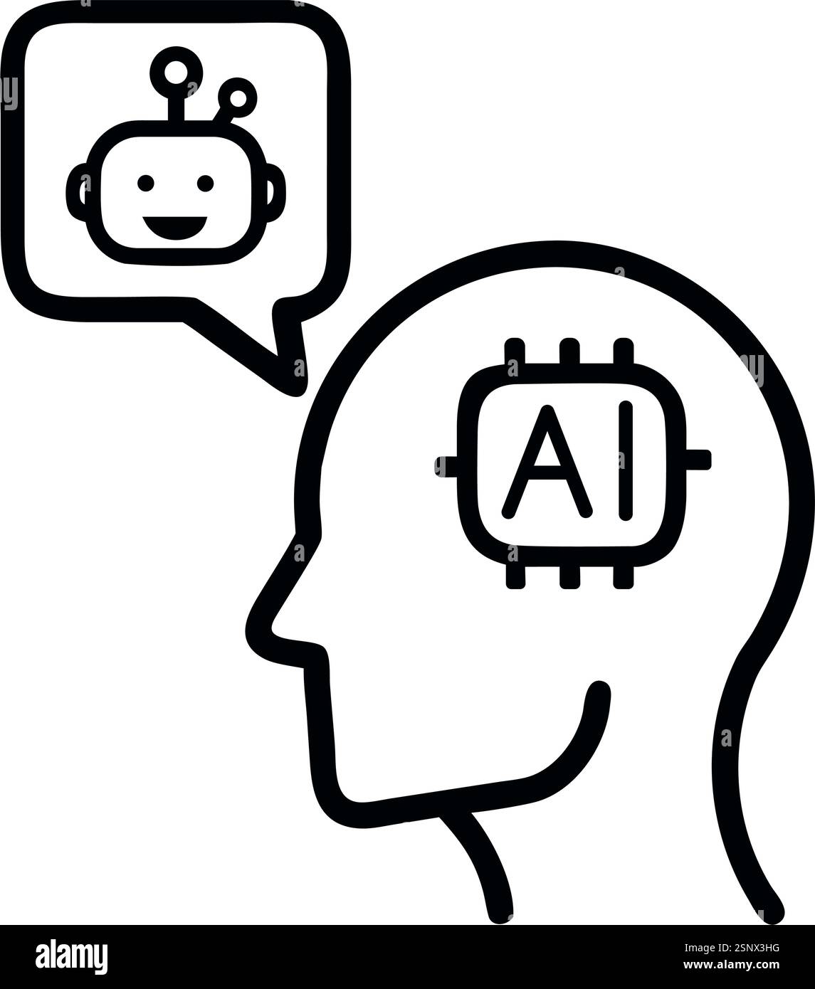 Human ai interaction in Cut Out Stock Images & Pictures - Alamy