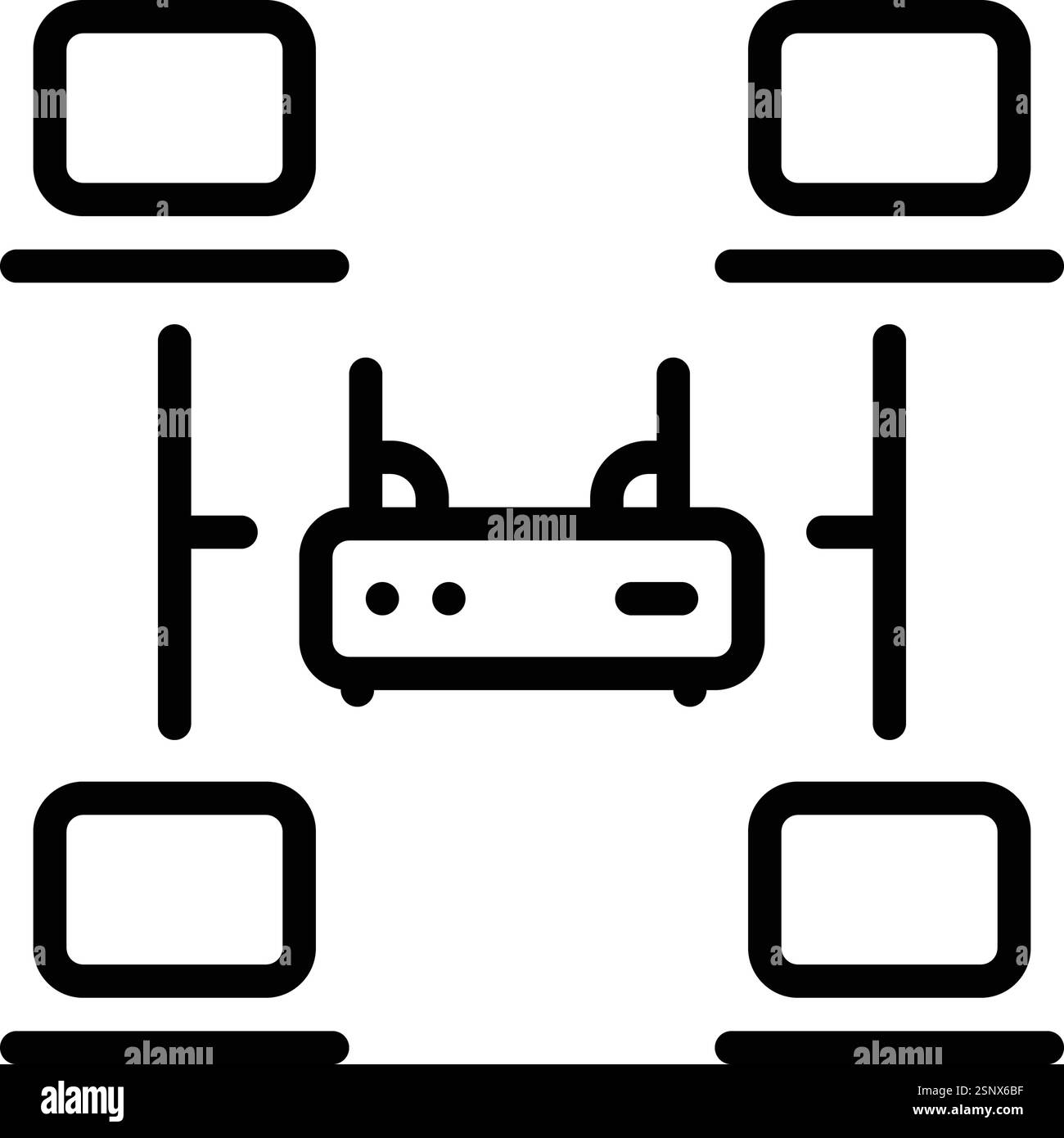 Hub bridge Stock Vector Images - Alamy