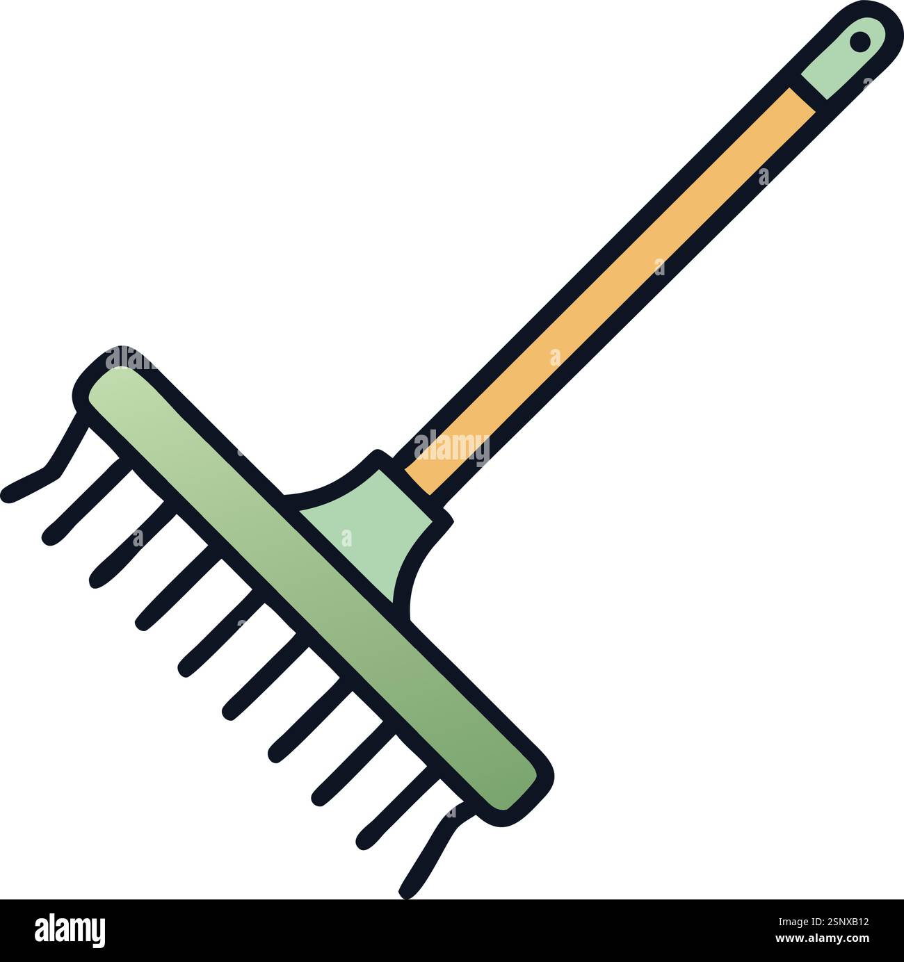 Organic farming rake Stock Vector Image & Art - Alamy