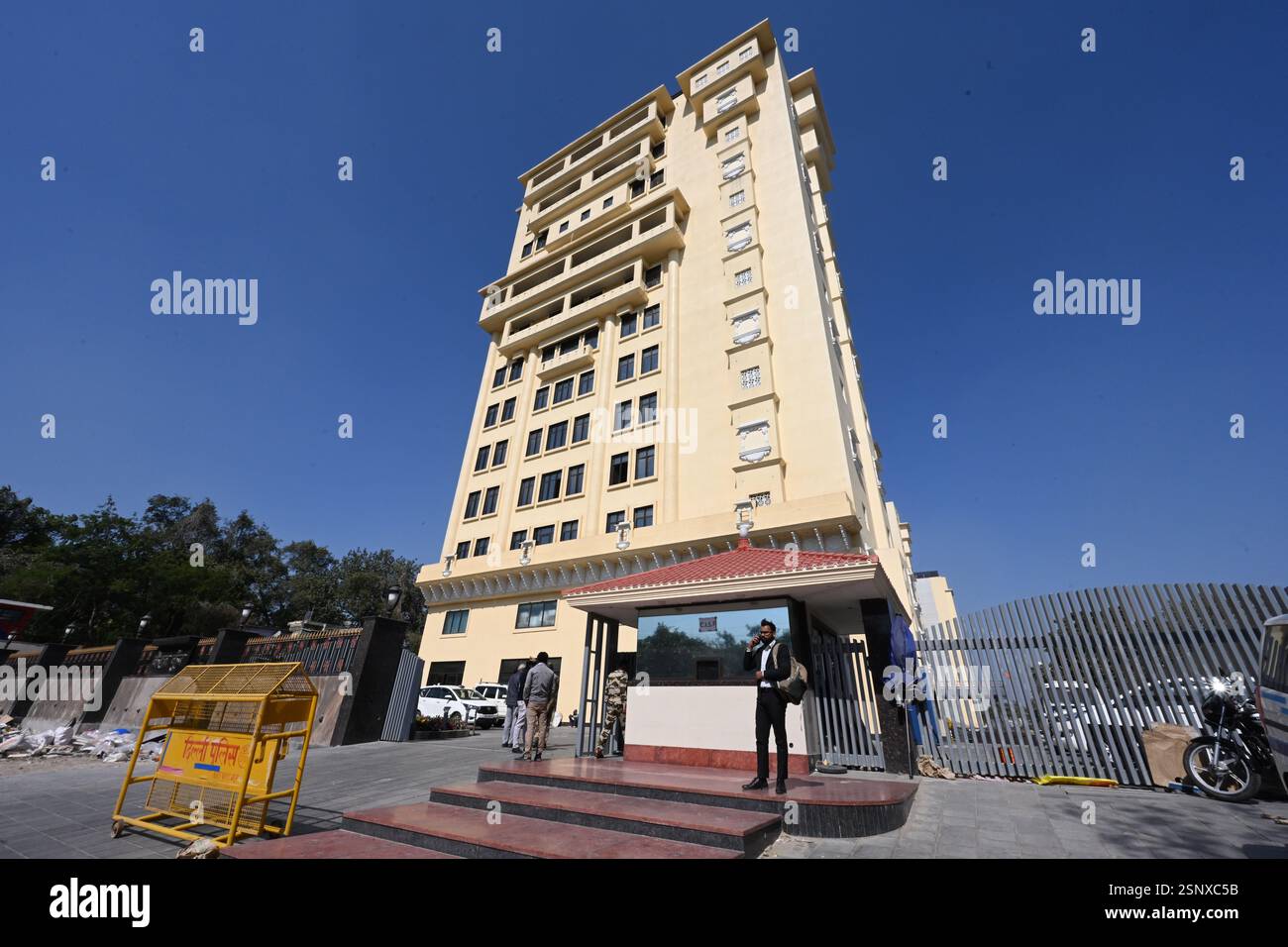 New Delhi, India. 13th Feb, 2025. NEW DELHI, INDIA - FEBRUARY 13: View ...