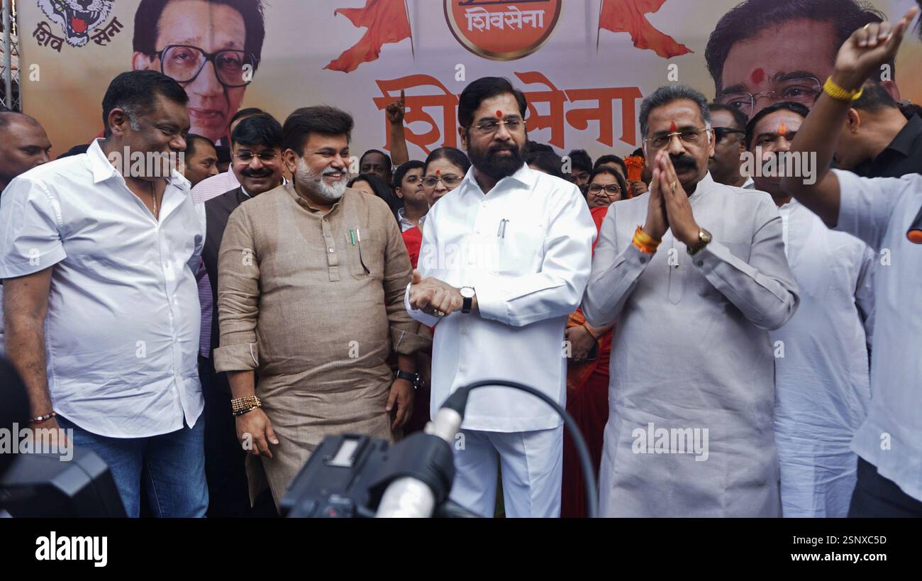 Thane, India. 13th Feb, 2025. THANE, INDIA - FEBRUARY 13: Former Deputy ...