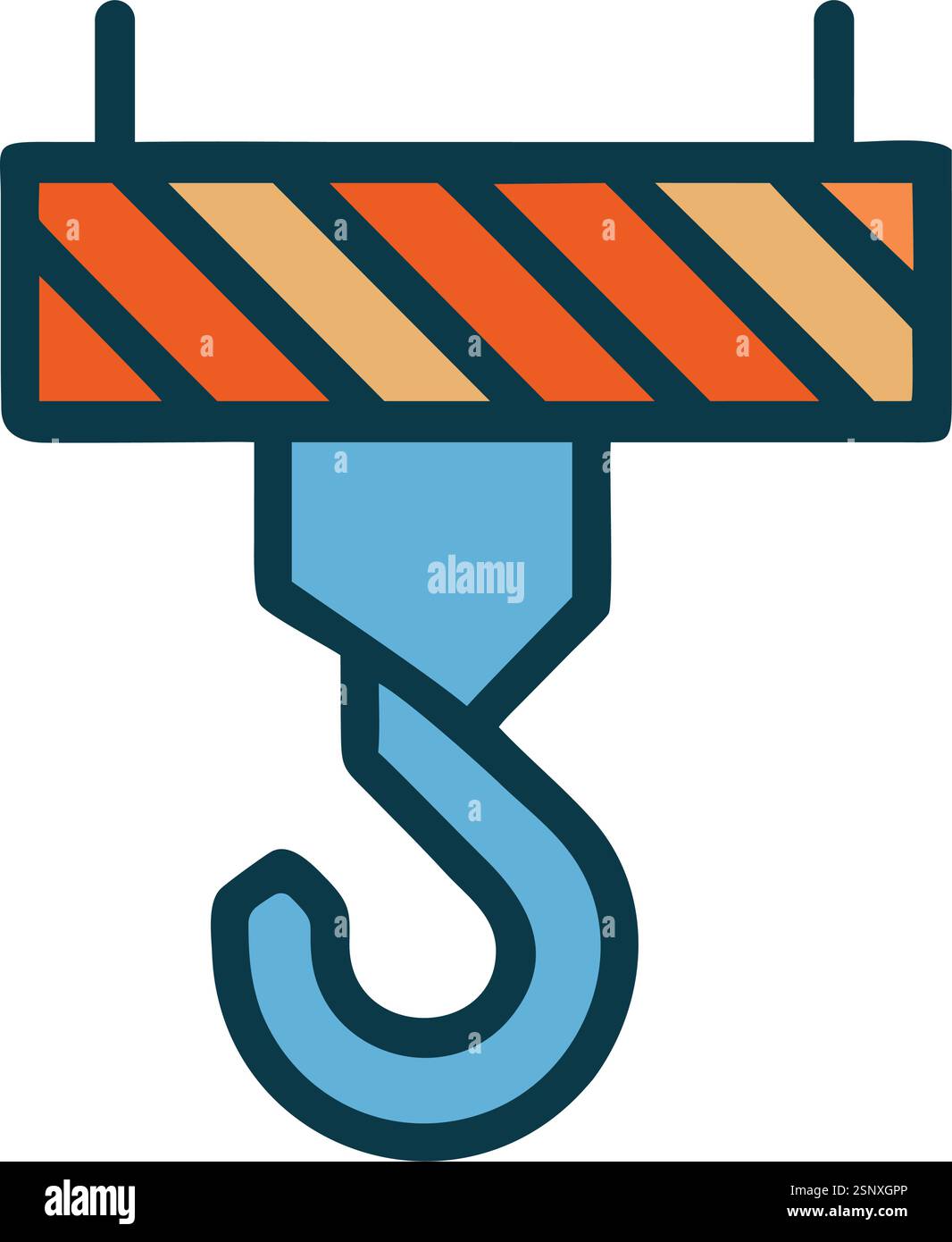 Heavy duty construction hook Stock Vector Images - Alamy
