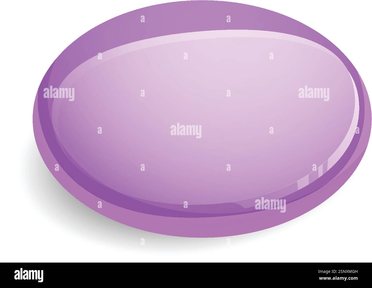 A shiny, purple circular button with reflections Stock Vector Image ...