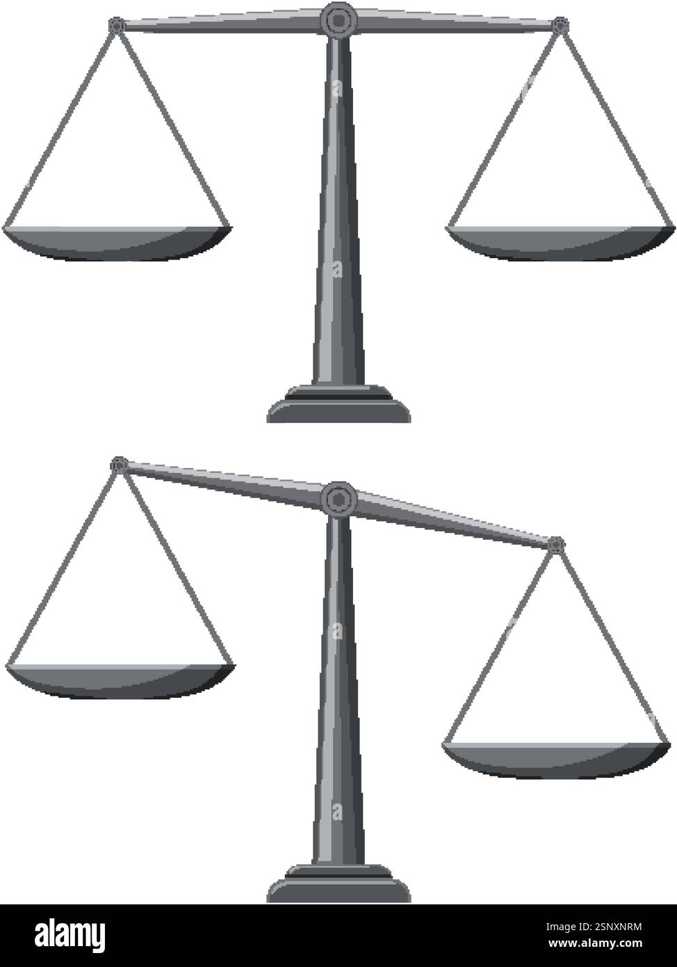 Illustration of scales representing balance and fairness Stock Vector ...