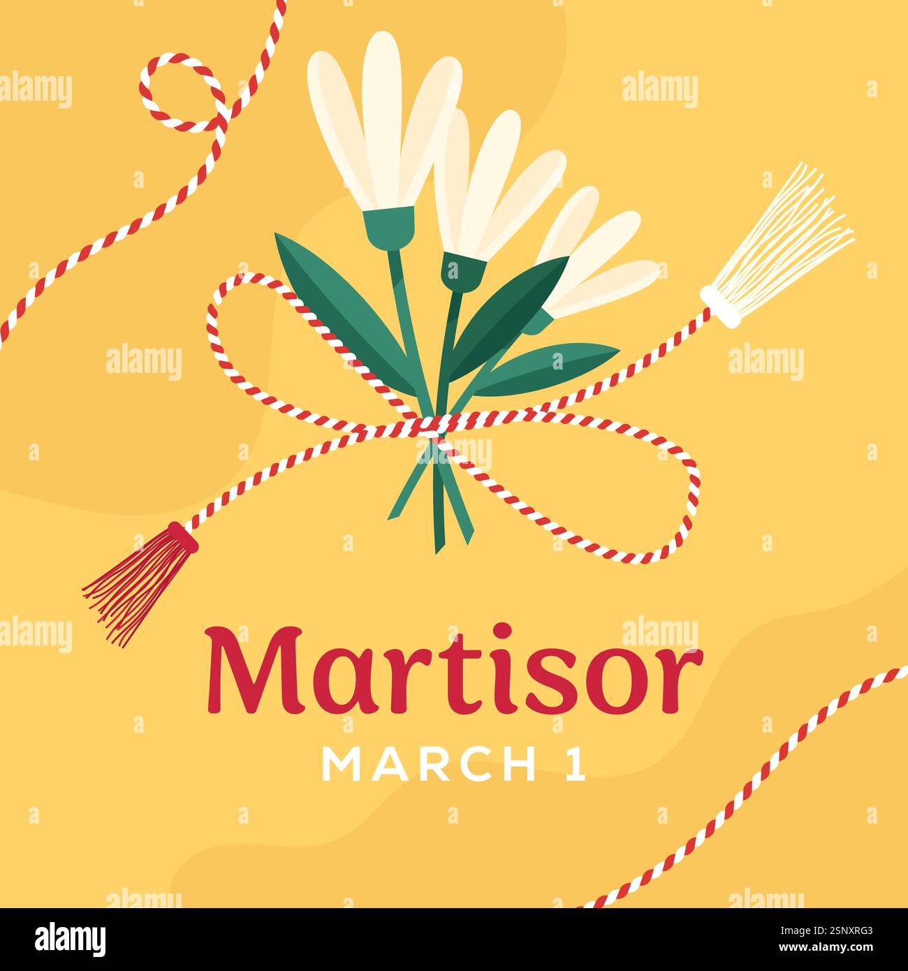 martisor festival 1 march illustration in flat design Stock Vector ...