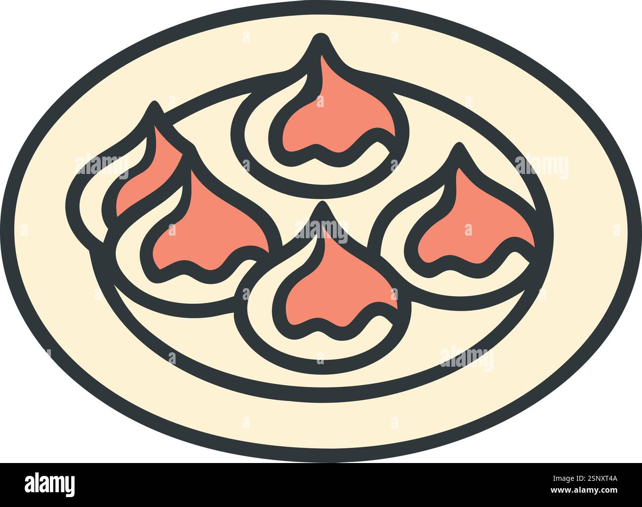 Dipping in sauce Stock Vector Images - Alamy