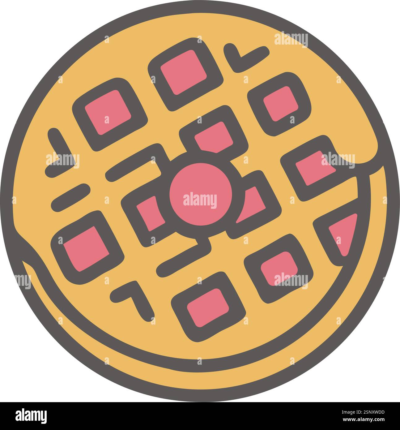 Street food waffle Stock Vector Image & Art - Alamy
