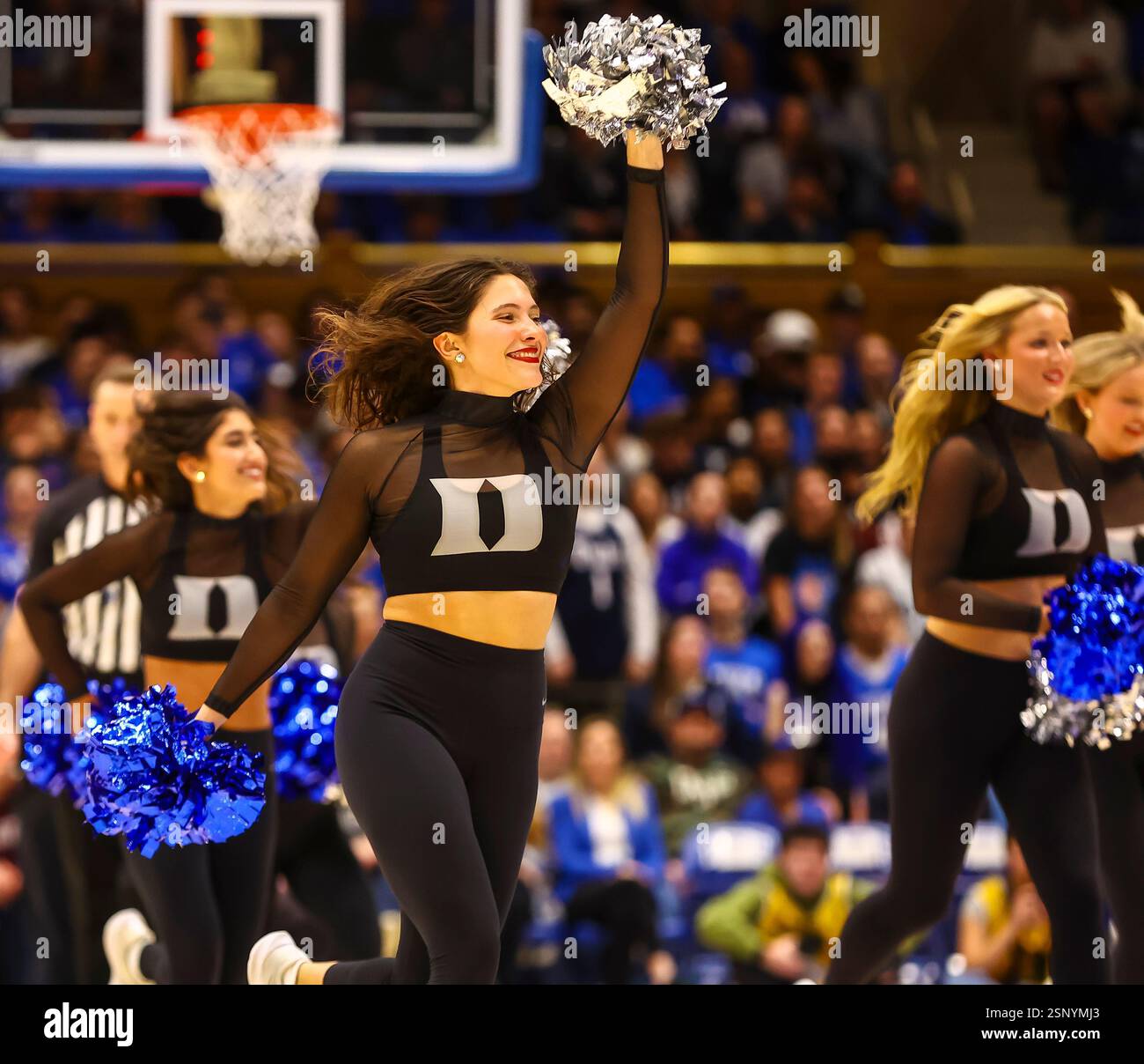 February 12, 2025: Duke dance team. NCAA basketball game between ...