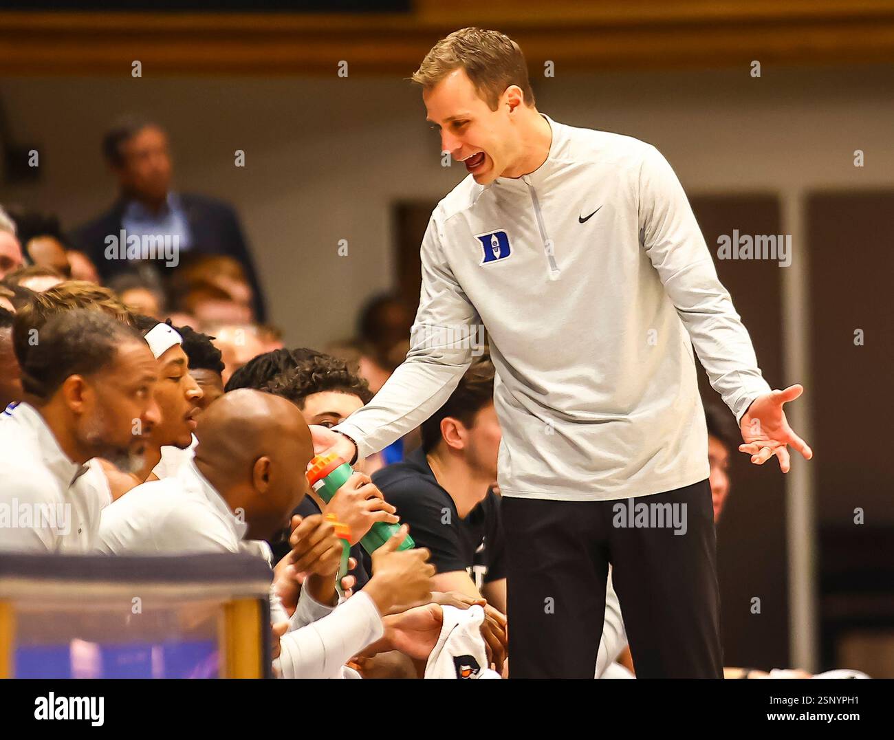 February 12, 2025: Jon Scheyer is Duke University's head basketball ...