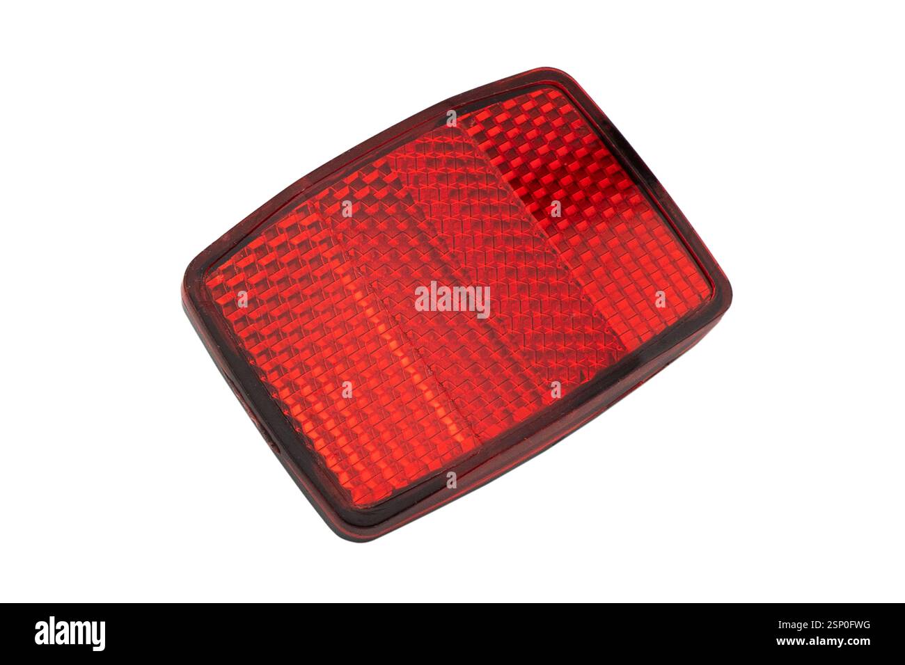 Safety reflector isolated on white background. Light reflector isolated ...