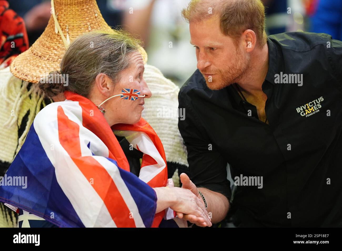 The Duke of Sussex after the wheelchair rugby final at the Vancouver ...