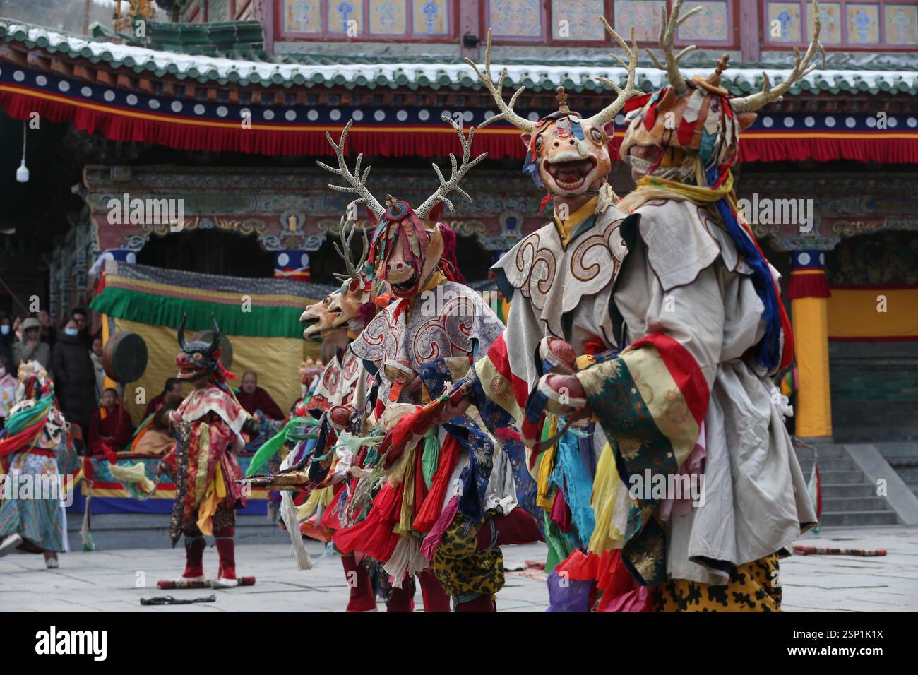 **CHINESE MAINLAND, HONG KONG, MACAU AND TAIWAN OUT** Monks perform ...