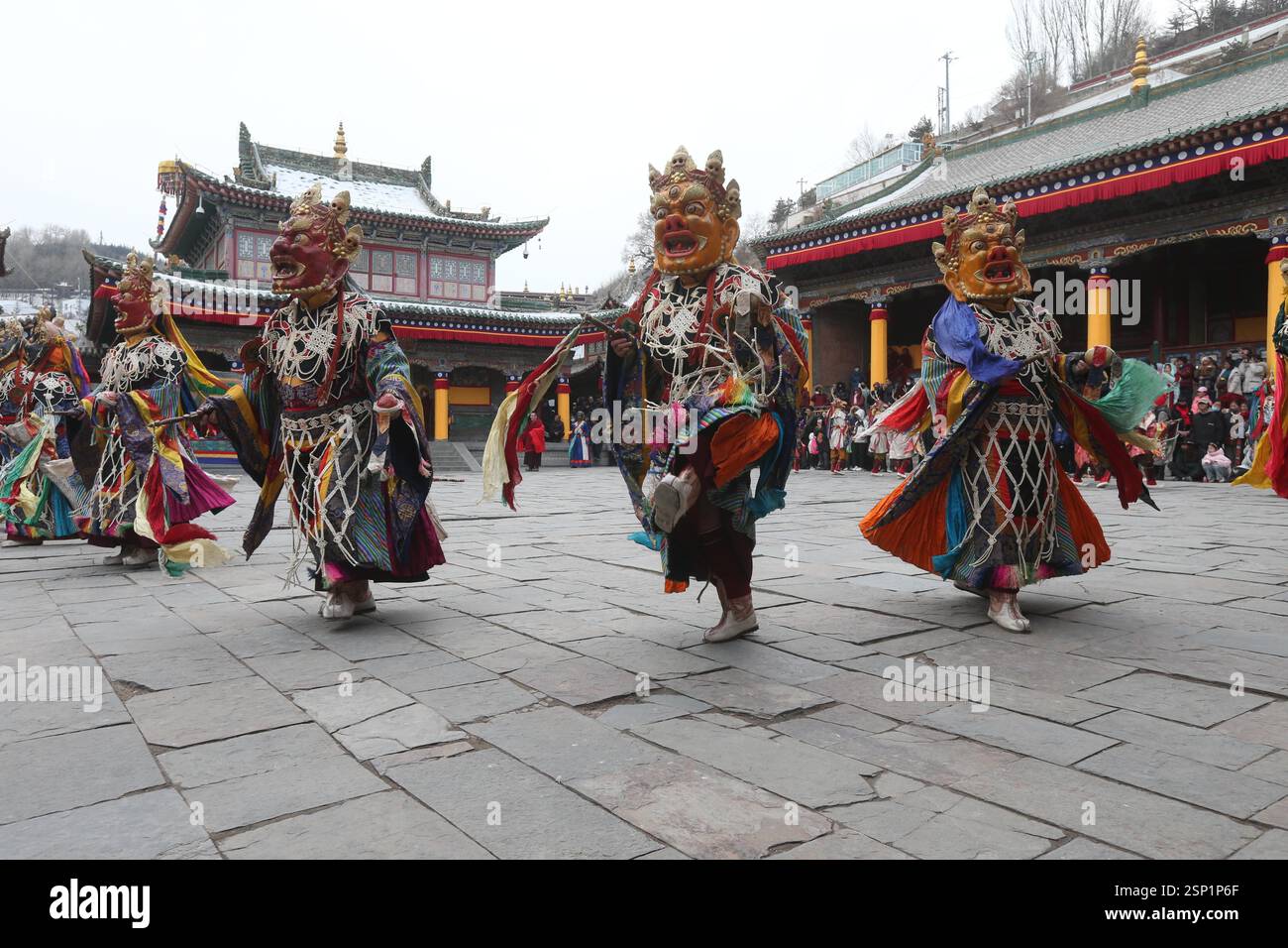 **CHINESE MAINLAND, HONG KONG, MACAU AND TAIWAN OUT** Monks perform ...