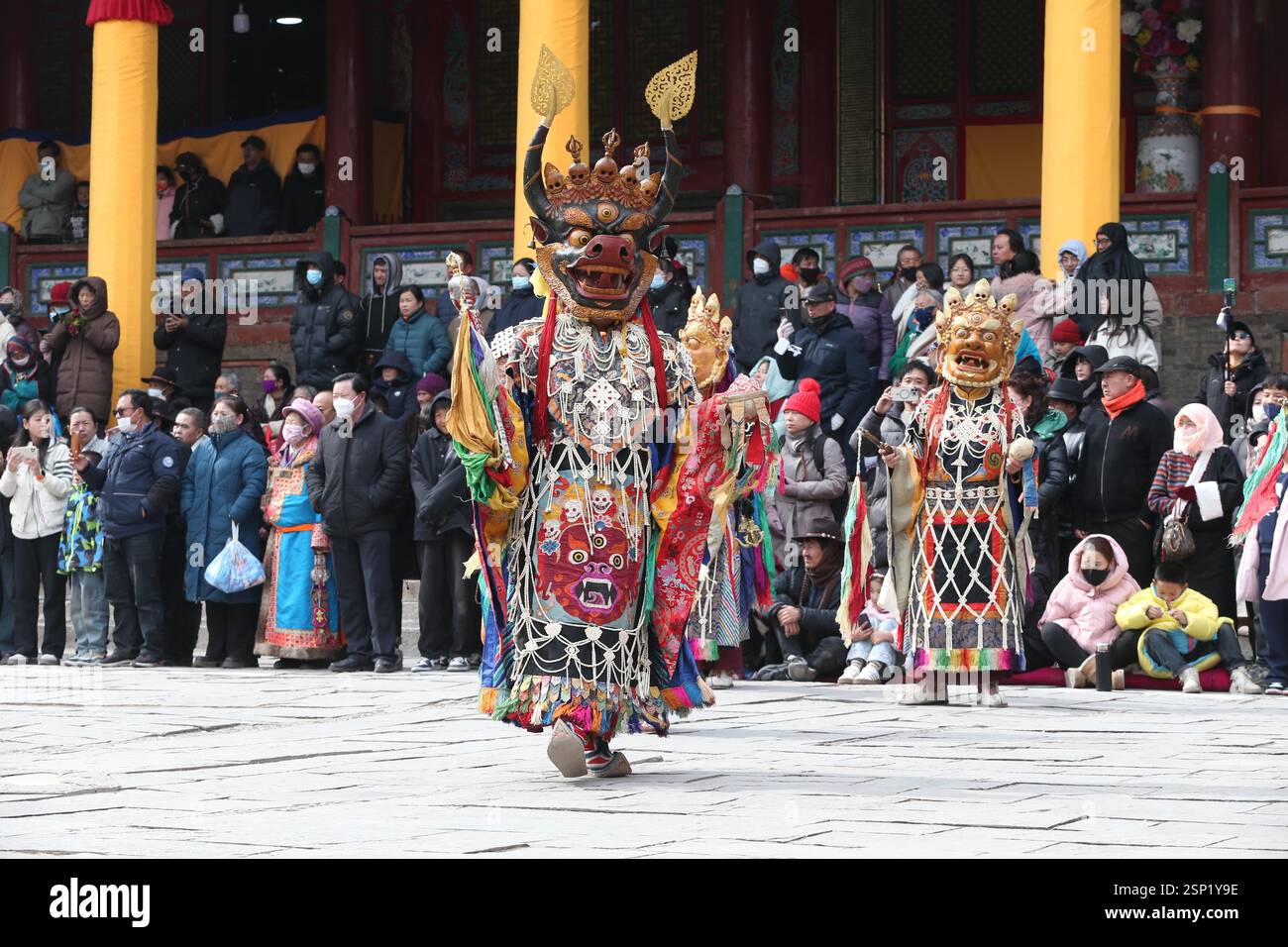 **CHINESE MAINLAND, HONG KONG, MACAU AND TAIWAN OUT** Monks perform ...