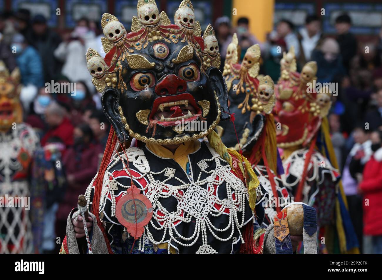 **CHINESE MAINLAND, HONG KONG, MACAU AND TAIWAN OUT** Monks perform ...