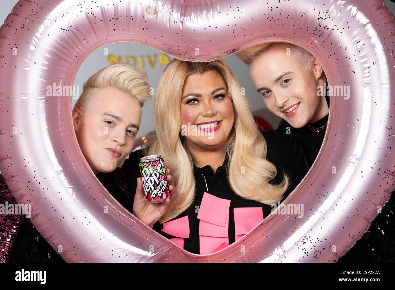EDITORIAL USE ONLY Gemma Collins and Jedward attempt to break a ...