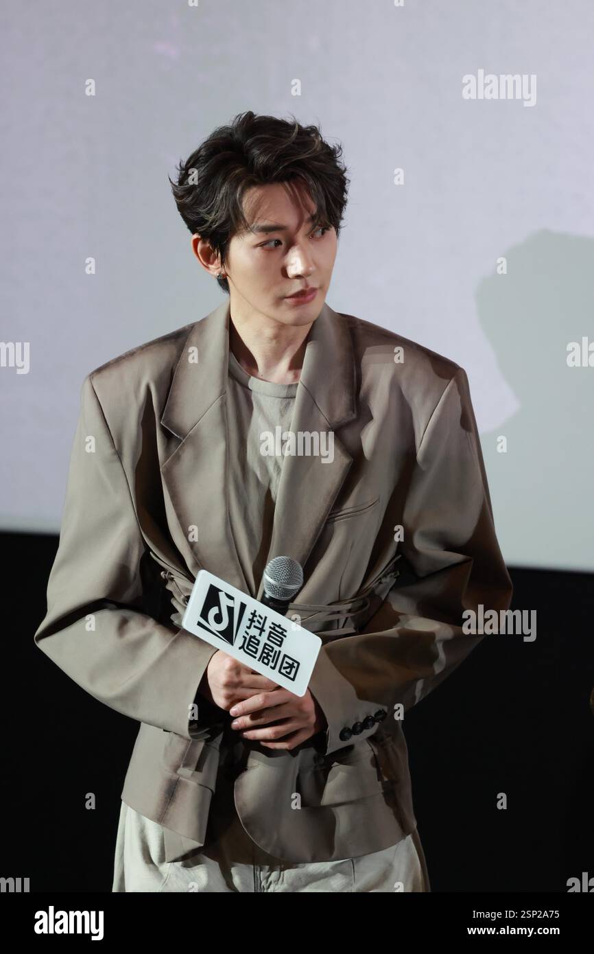 Chinese actor Deng Wei attends an activity in Beijing, China, 13 ...