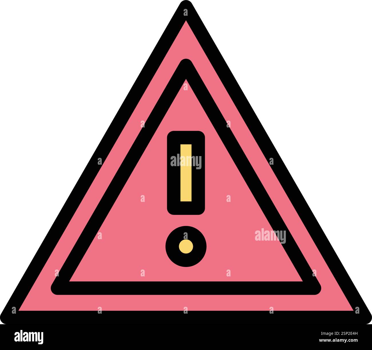 Modern caution warning icon Stock Vector Images - Alamy
