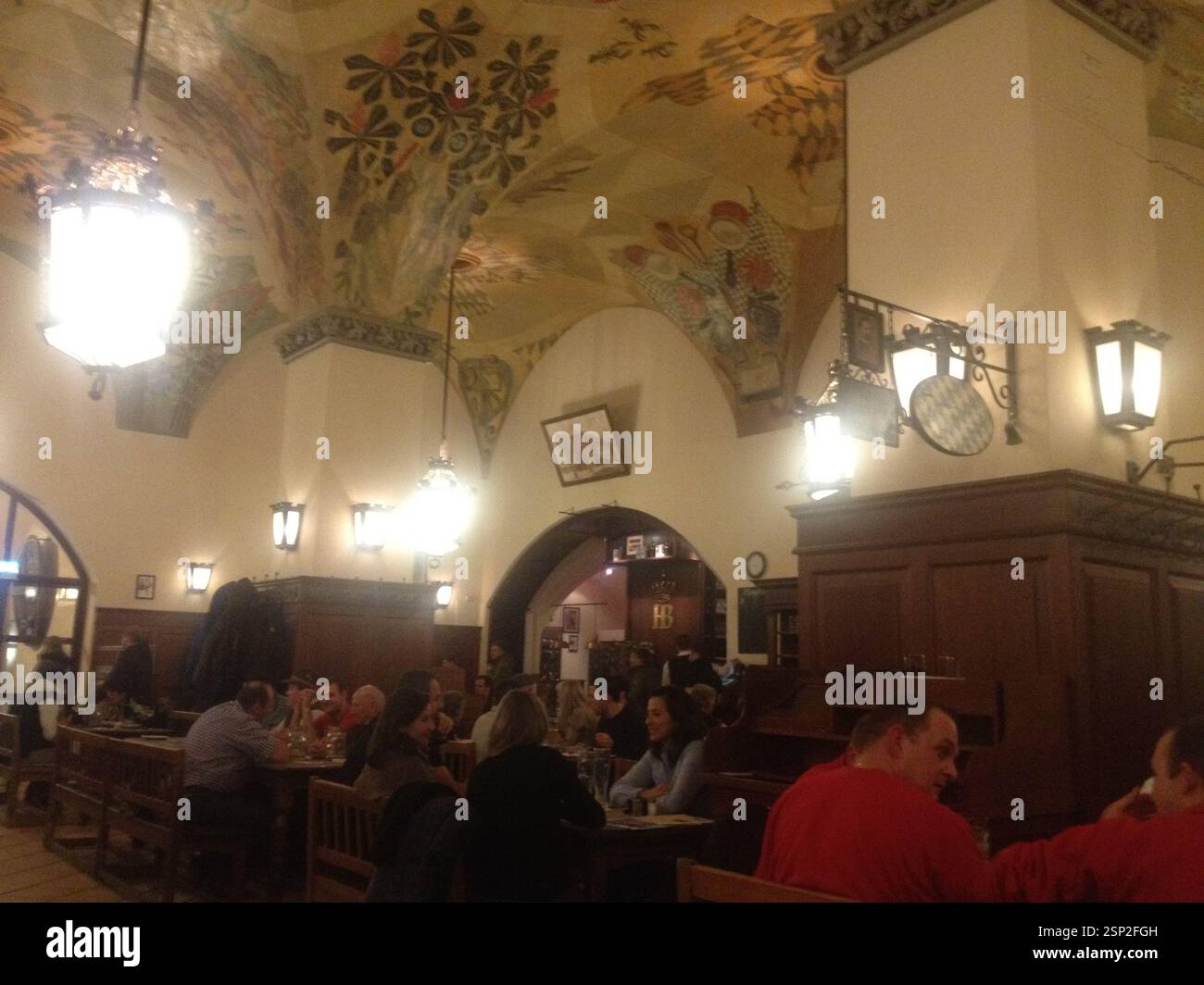 Oktoberfest famous beer hall. Potential brand logo. Germany, Munich ...