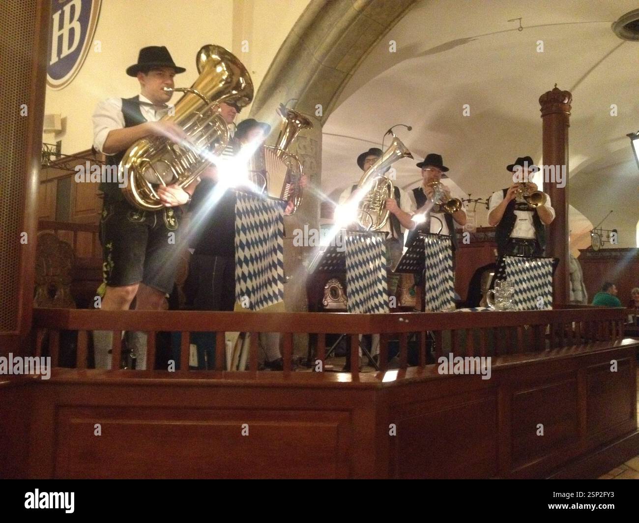 Oktoberfest famous beer hall. Potential brand logo. Germany, Munich ...