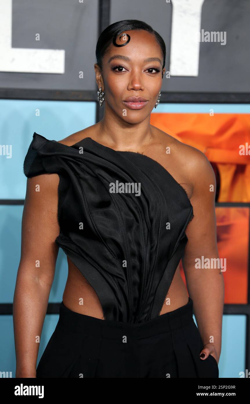 Naomi Ackie attends the "Mickey 17" World Premiere at Cineworld ...