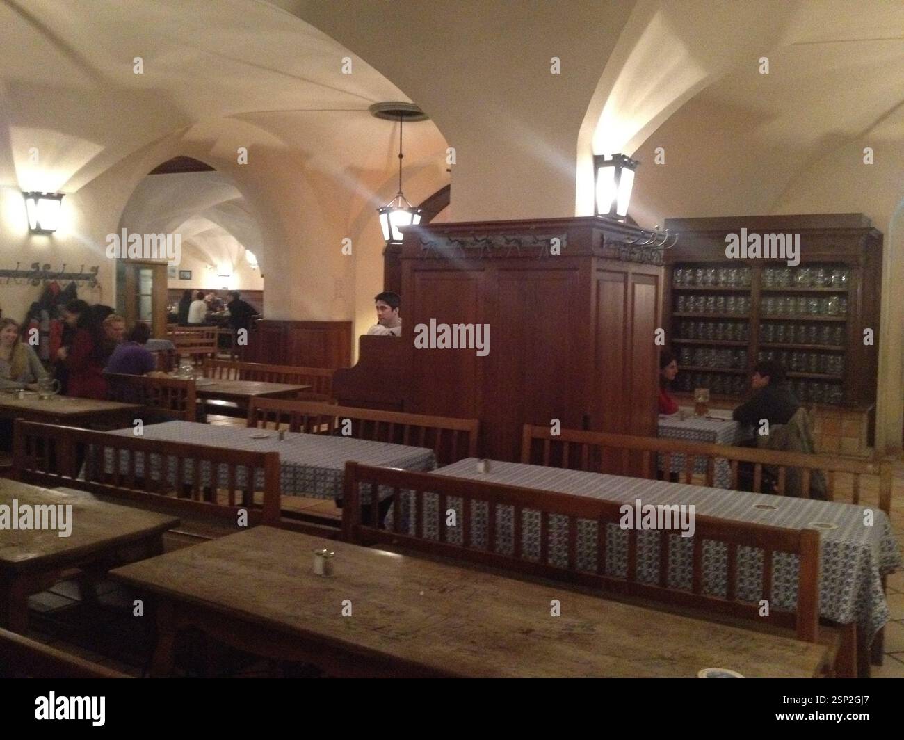 Oktoberfest famous beer hall. Potential brand logo. Germany, Munich ...