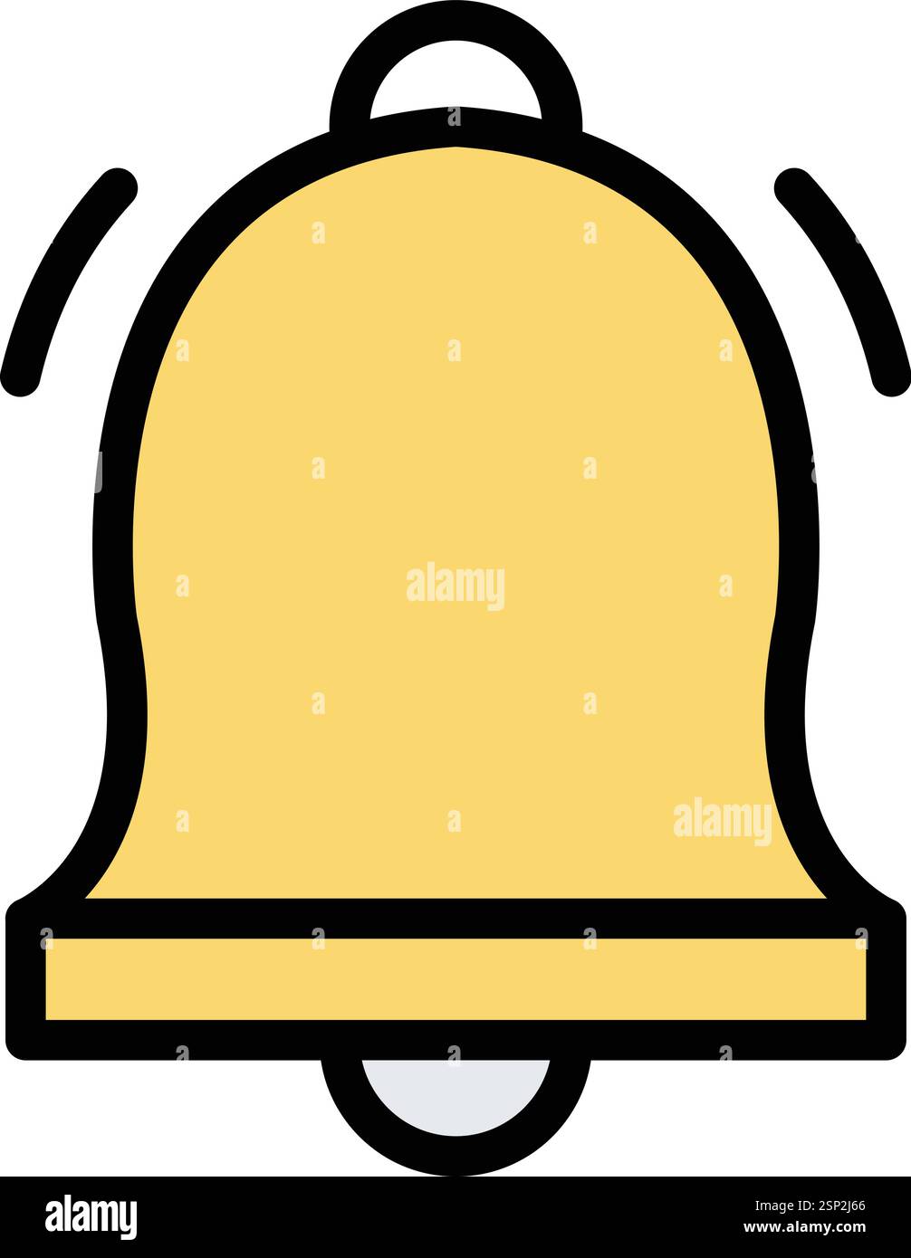 Bell Vector Icon Design Illustration Stock Vector Image & Art - Alamy