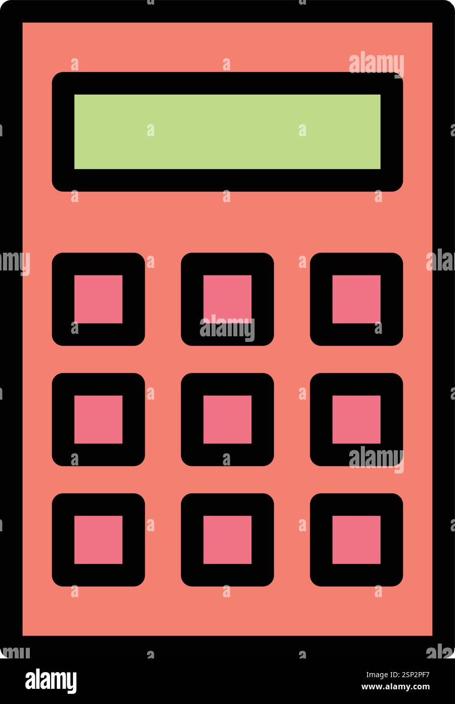 Calculator icon pack Cut Out Stock Images & Pictures - Alamy