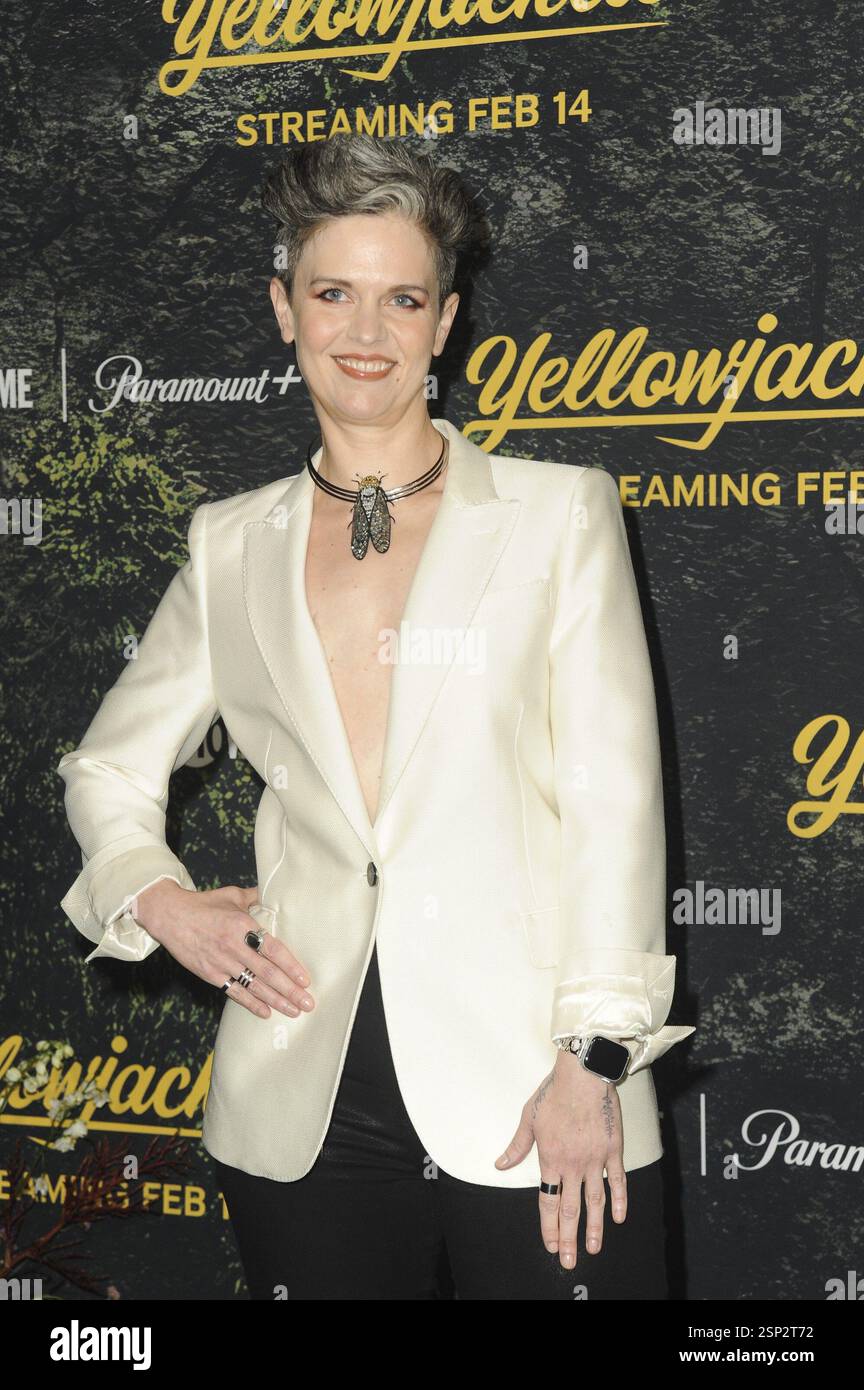 Ca. 13th Feb, 2025. Ameni Rozsa at arrivals for YELLOWJACKETS S3 ...