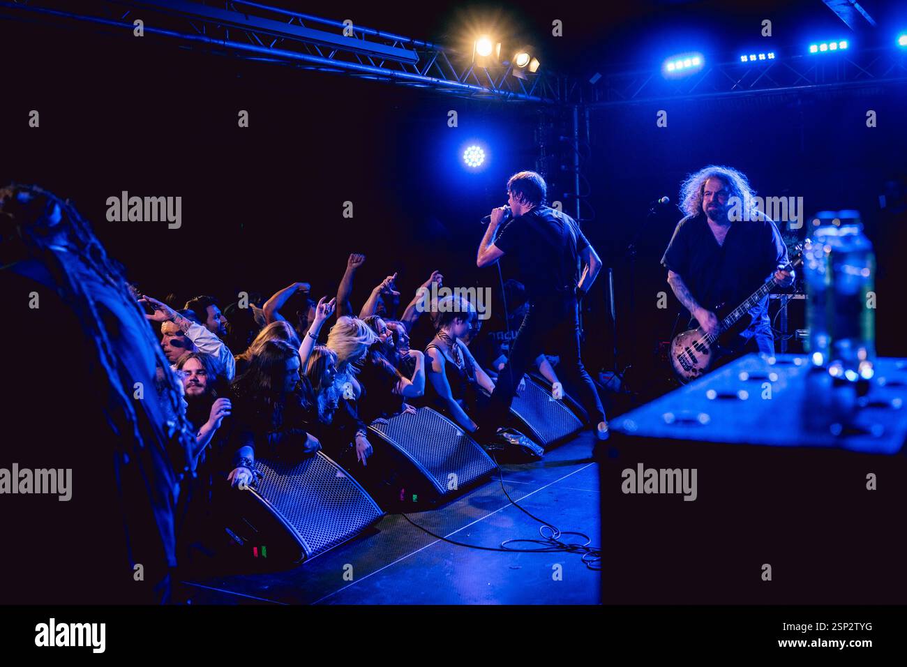 Malmoe, Sweden. 12th, February 2025. The English grindcore band Napalm ...