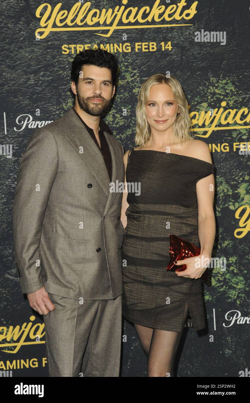 Ca. 13th Feb, 2025. Candice King, Steven Krueger at arrivals for ...