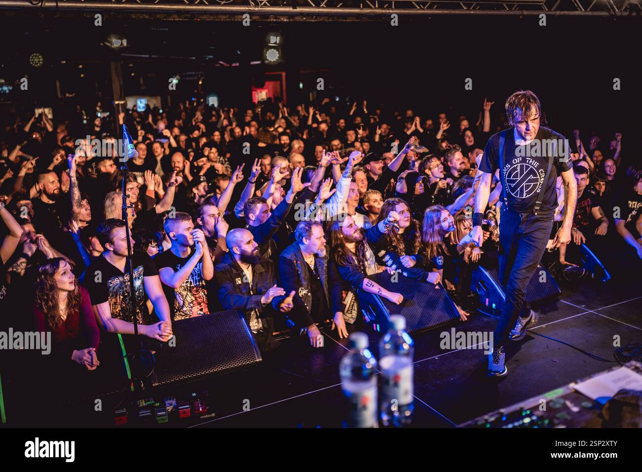 Malmoe, Sweden. 12th, February 2025. The English grindcore band Napalm ...