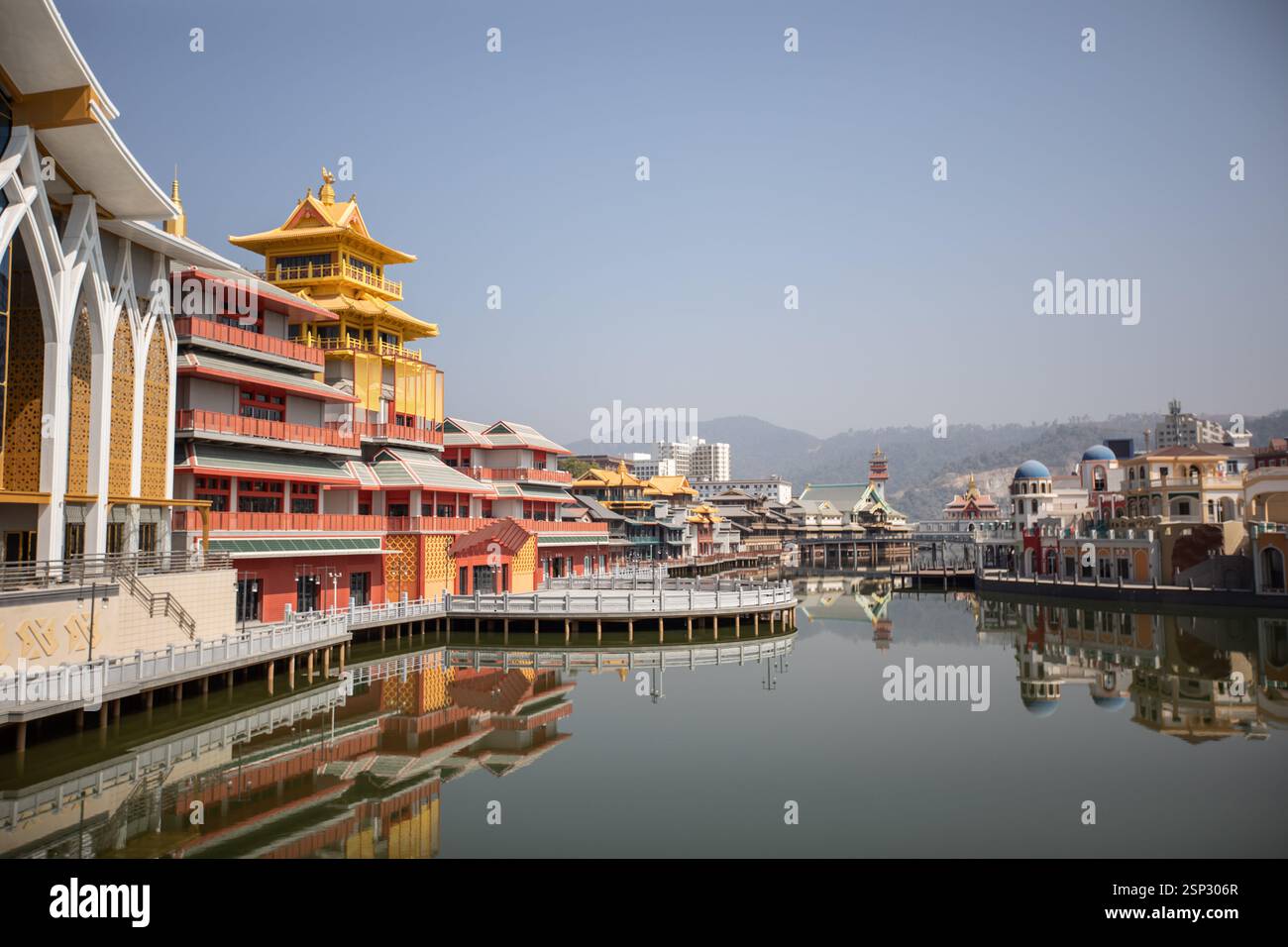 A view of the 'Little Venice" in the Golden Triangle Special Economic ...