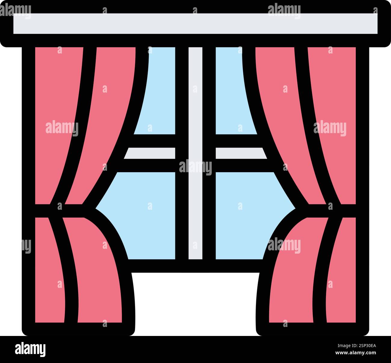 Window icon illustration Cut Out Stock Images & Pictures - Alamy