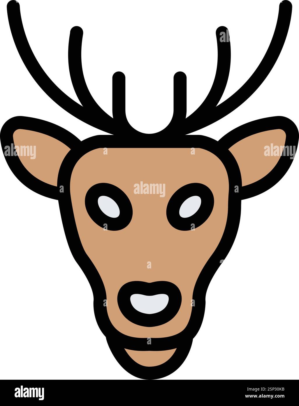 Deer Vector Icon Design Illustration Stock Vector Image & Art - Alamy