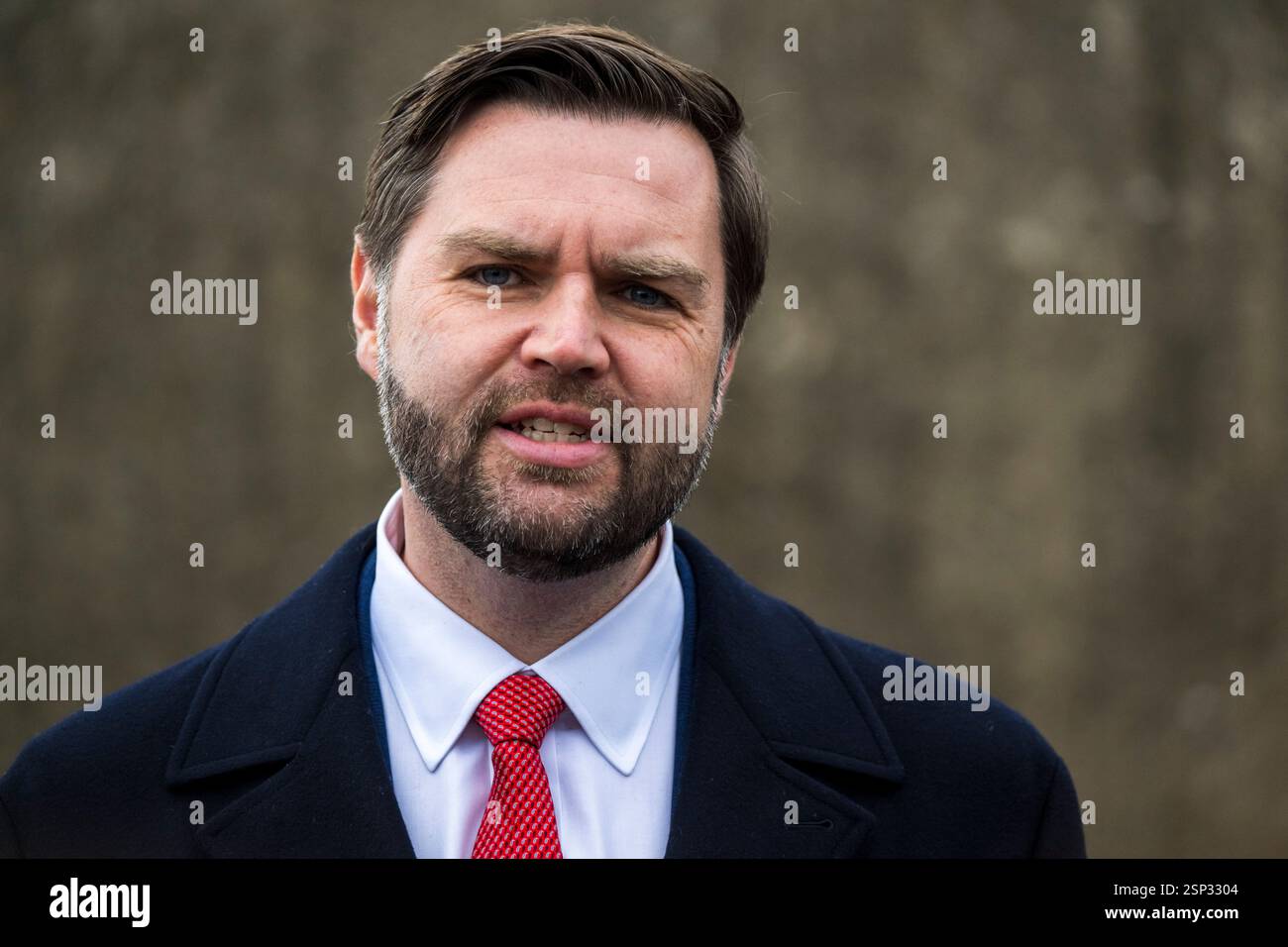 Munich, Germany. 13th Feb, 2025. Upon his arrival in Bavaria, US Vice ...