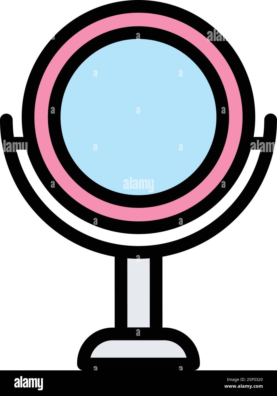 Mirror Vector Icon Design Illustration Stock Vector Image & Art - Alamy