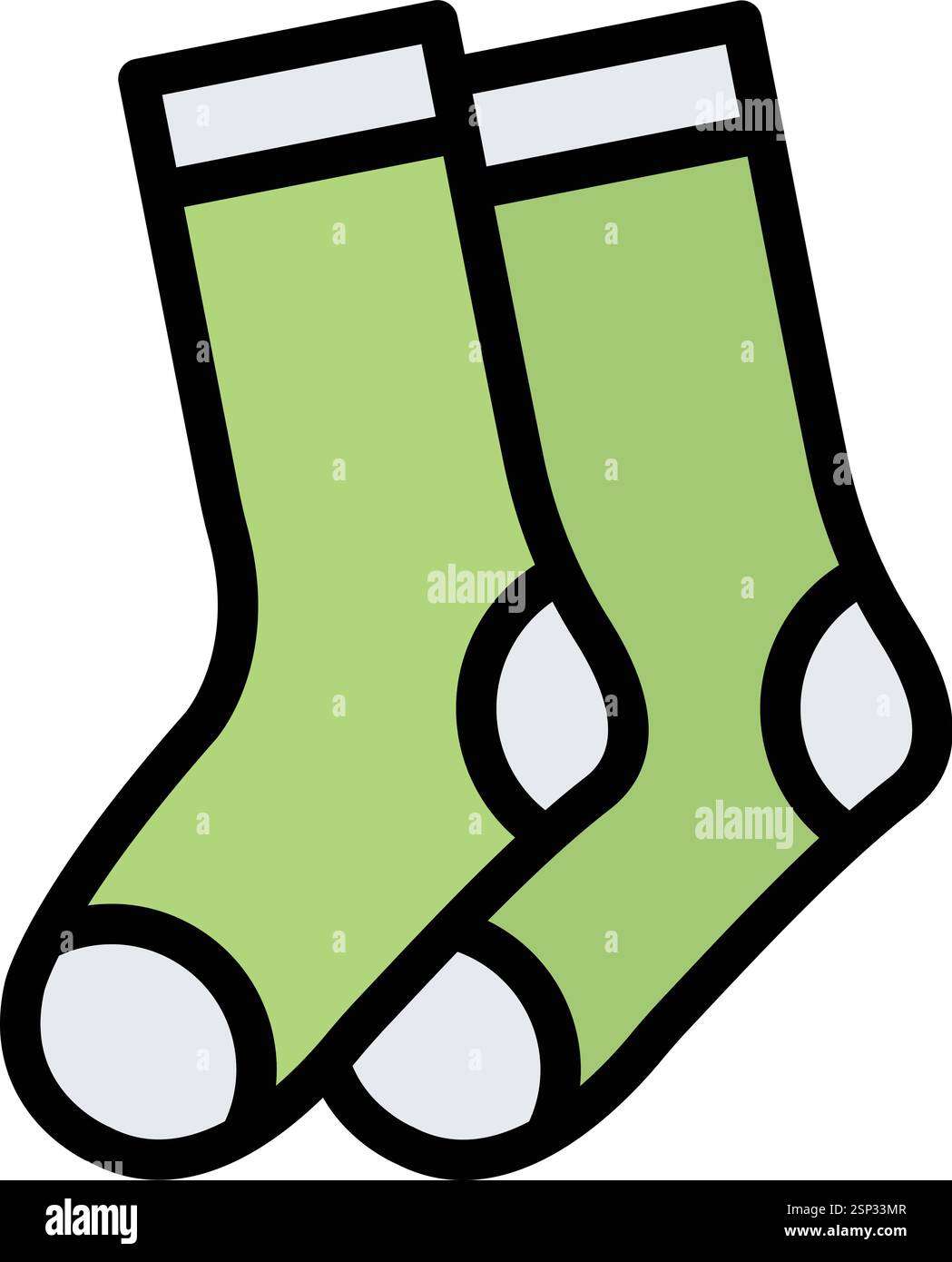 Socks icon pack Stock Vector Images - Alamy