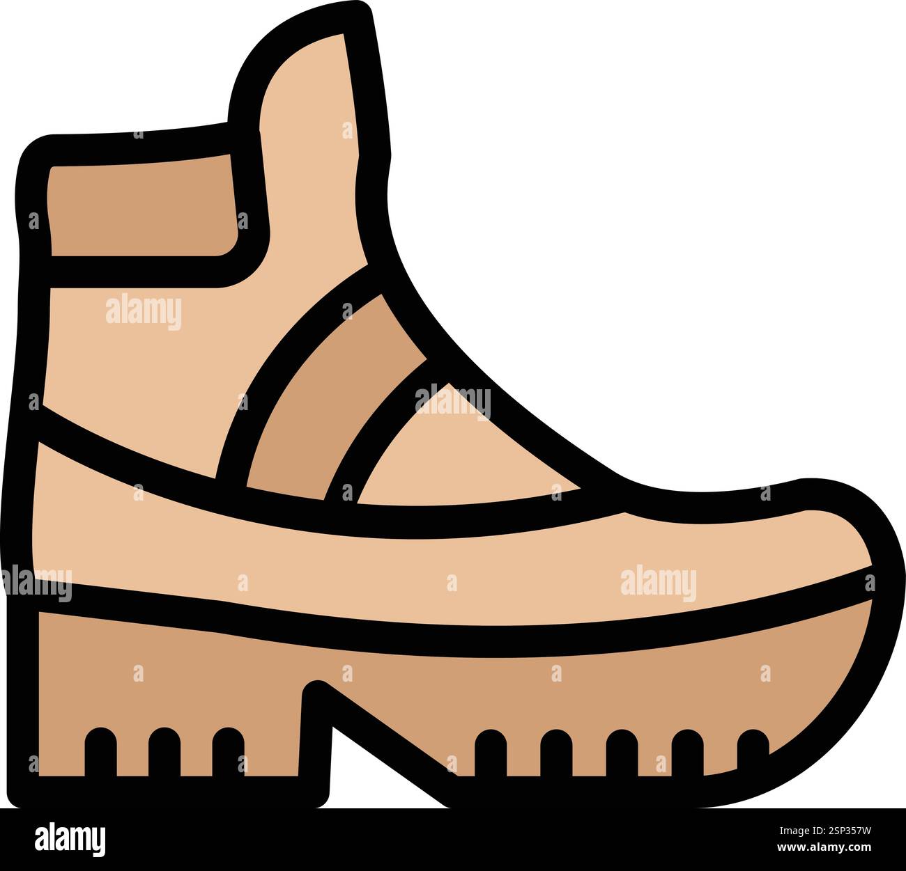 Boot Vector Icon Design Illustration Stock Vector Image & Art - Alamy