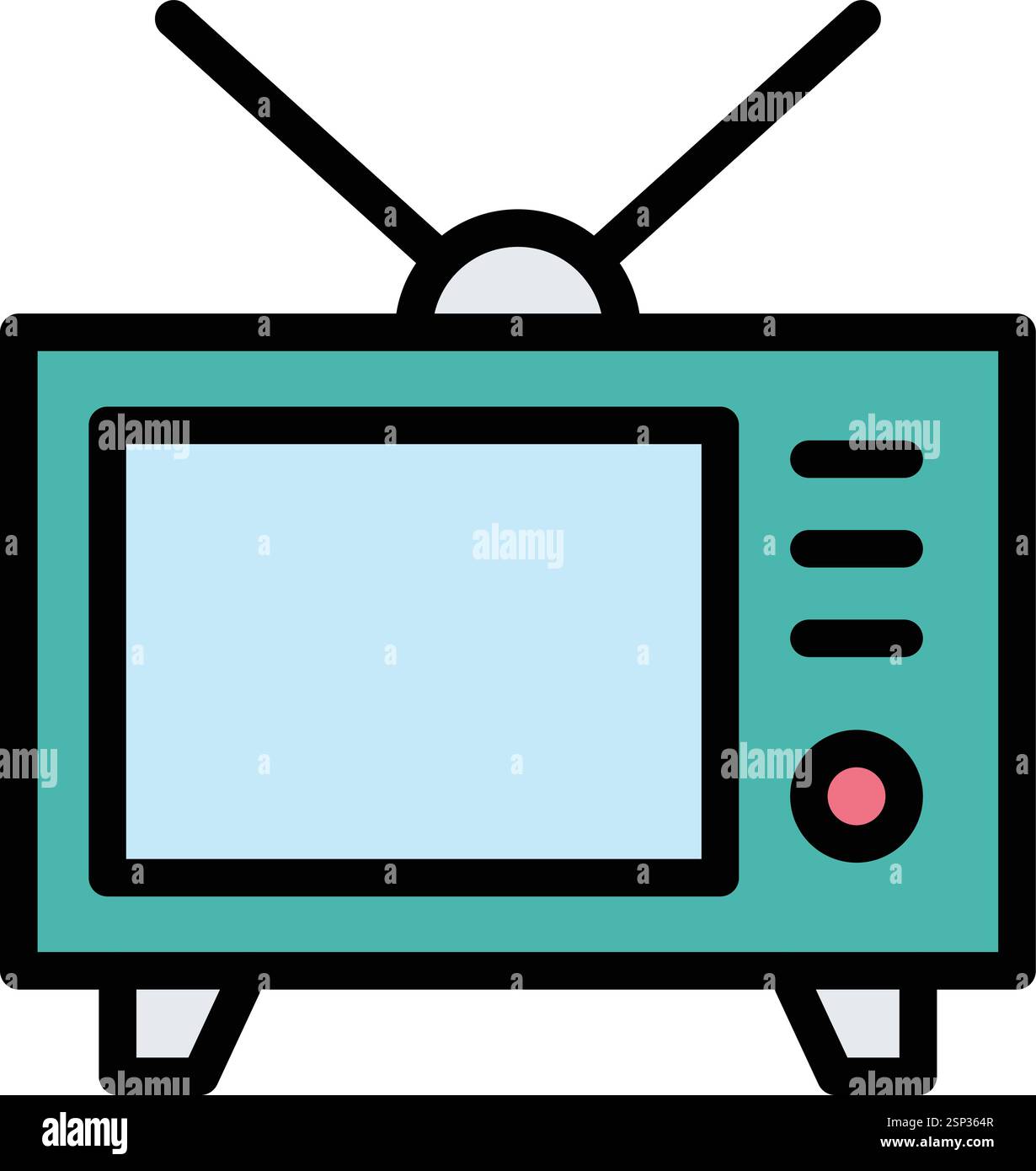 Television Vector Icon Design Illustration Stock Vector Image & Art - Alamy