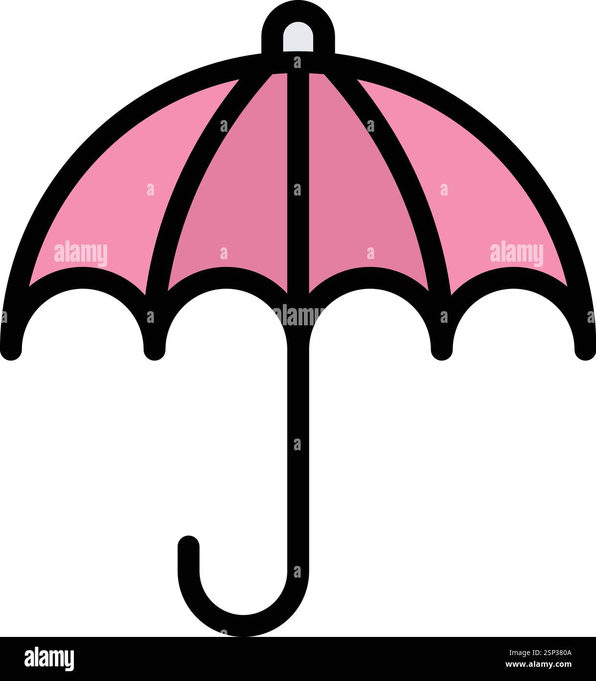 Umbrella Vector Icon Design Illustration Stock Vector Image & Art - Alamy