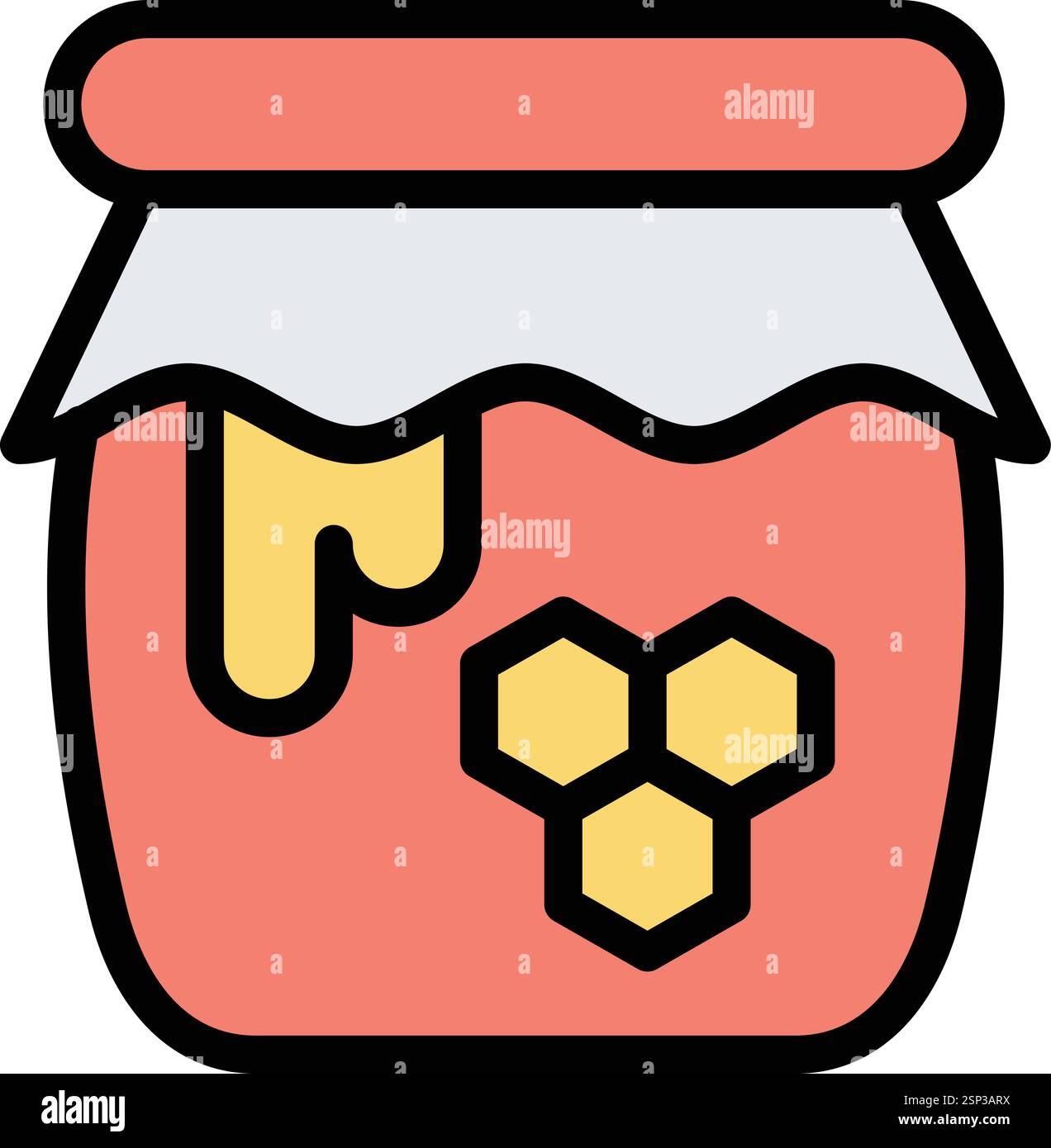 Honey Vector Icon Design Illustration Stock Vector Image & Art - Alamy