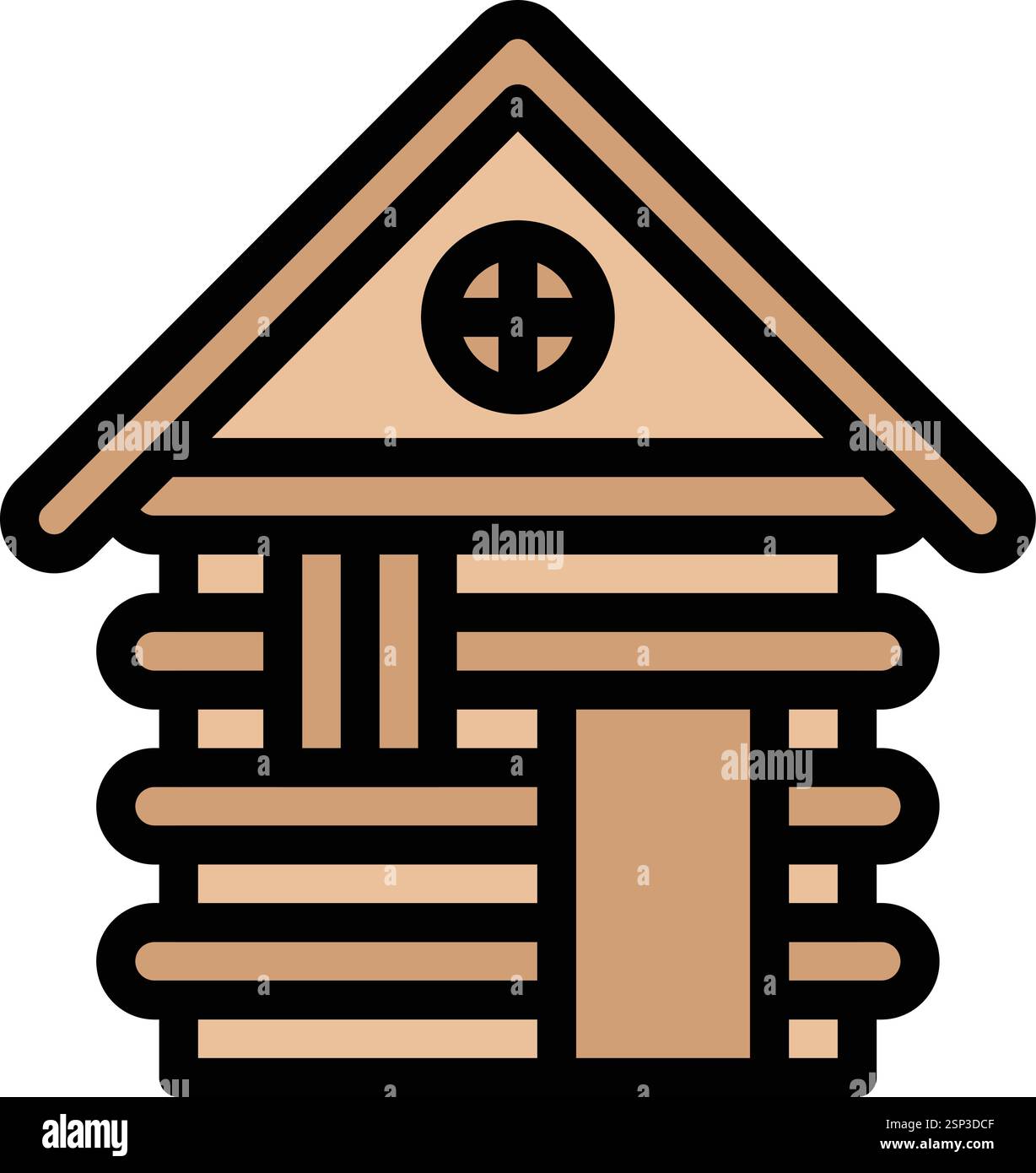Cabin Vector Icon Design Illustration Stock Vector Image & Art - Alamy